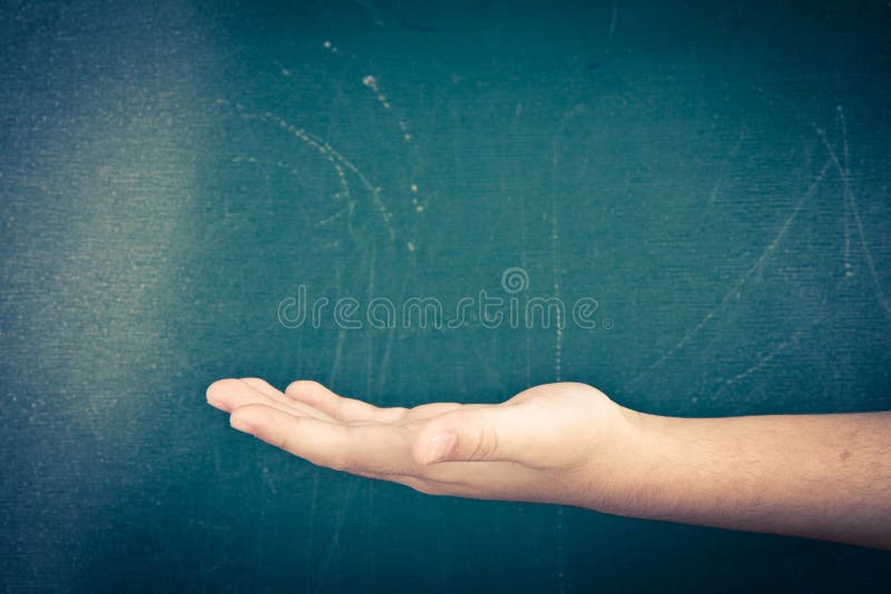 Hand showing the product stock photo. Image of children - 34652460