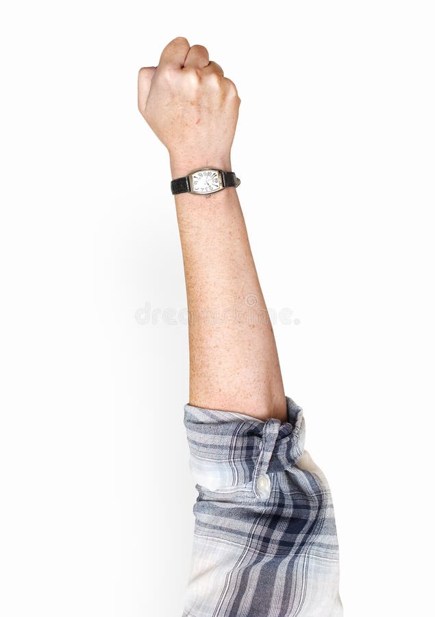 Hand showing a wrist watch stock image. Image of handful - 113773151