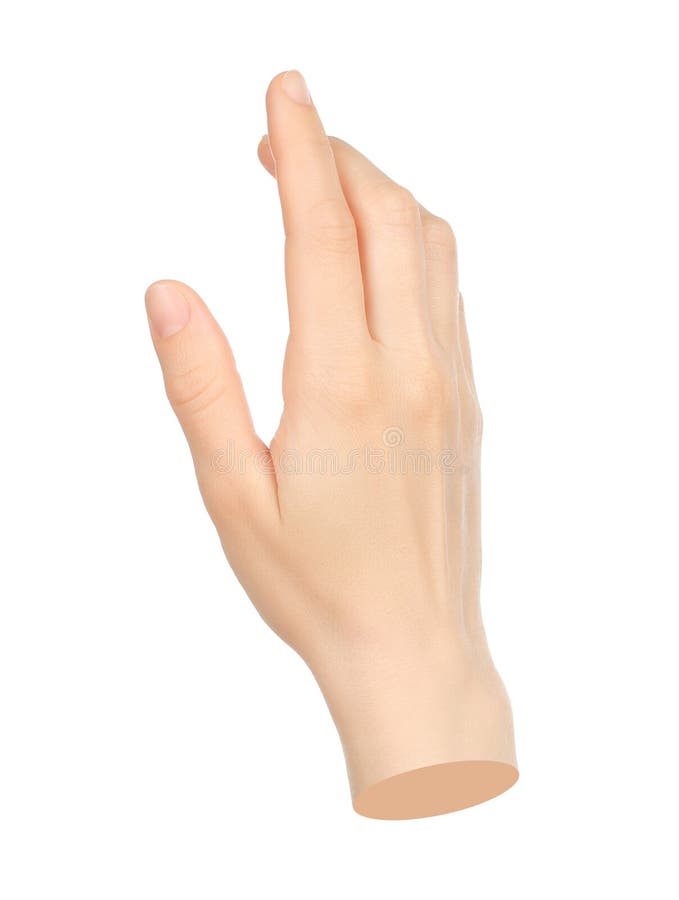 Hand Shows Gesture Isolated on Transparent Background. Contemporary Art ...