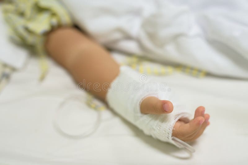 Hand of Sick Little Boy with IV Stock Image - Image of needle, nurse ...