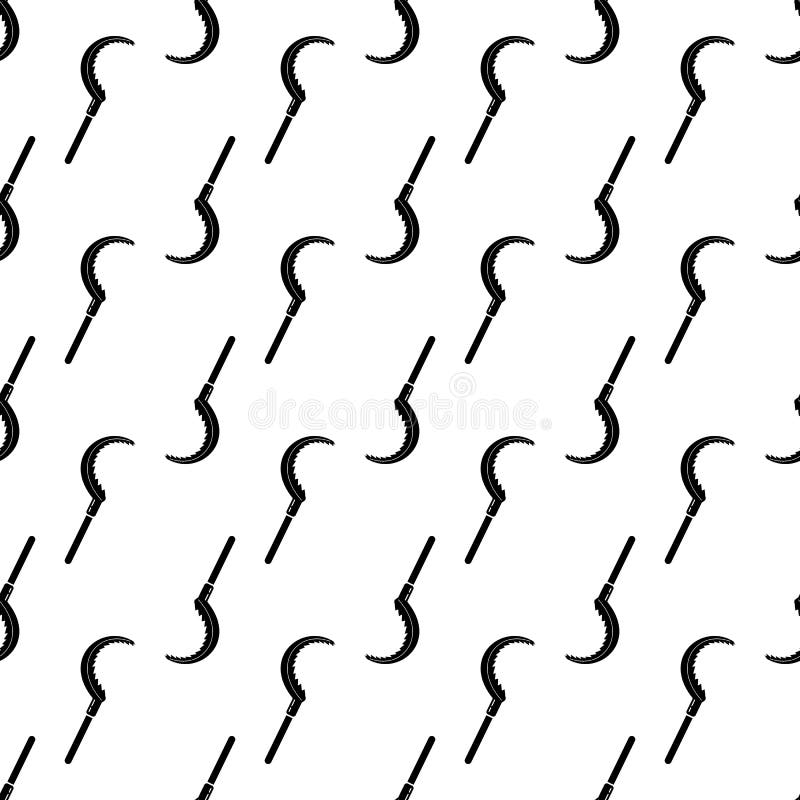 Hand Sickle Pattern Seamless Vector Stock Vector - Illustration of ...