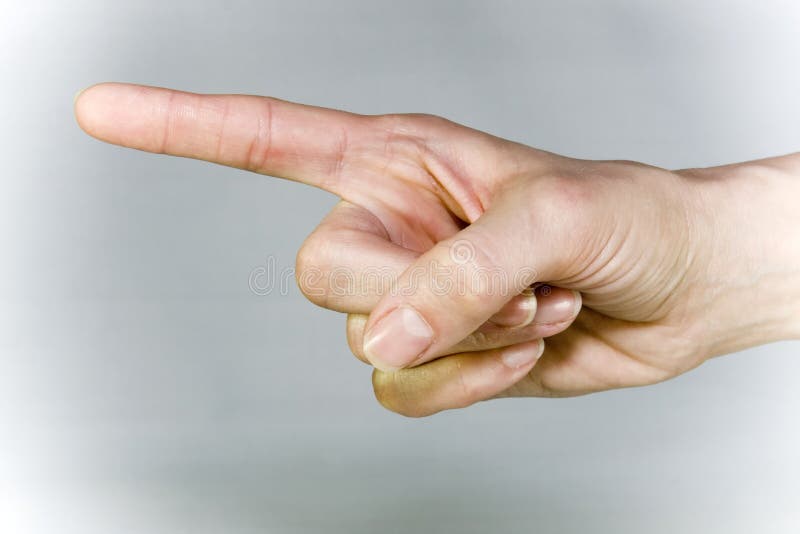 Hand sign stock image. Image of thumb, communication, countdown - 7650853