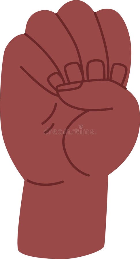 Hand Sign Alphabet E Letter Stock Vector - Illustration of sign ...