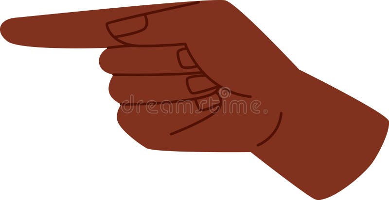 Hand Sign Alphabet G Letter Stock Vector - Illustration of type, hand ...