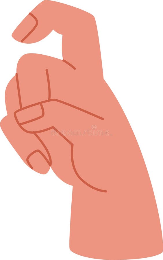 Hand Sign Alphabet X Letter Stock Vector - Illustration of sign ...