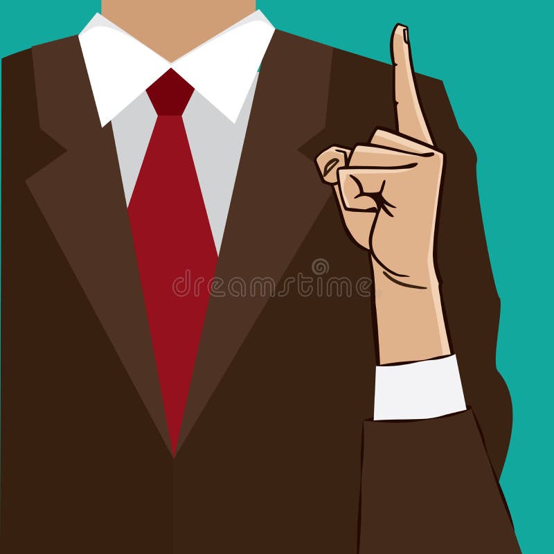 Hand sign silence stock vector. Illustration of style - 63643883