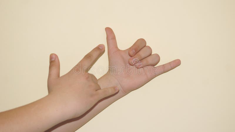 Hand sign. stock photo. Image of creative, finger, hands - 212488404