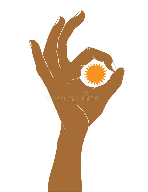 Hand sign ok . stock vector. Illustration of fine, approval - 27035098
