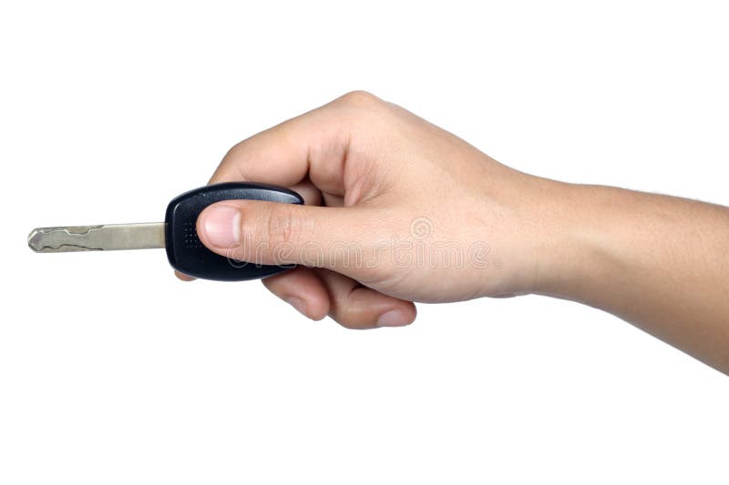 Hand Sign Posture Hold Car Key Isolated Stock Photos - Free & Royalty ...