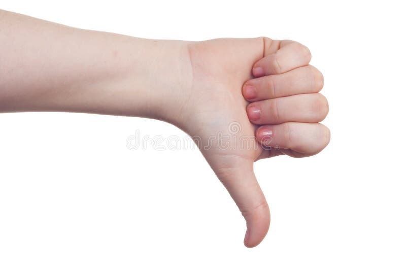 Bad Hand Sign Stock Photos - Download 4,877 Royalty Free Photos
