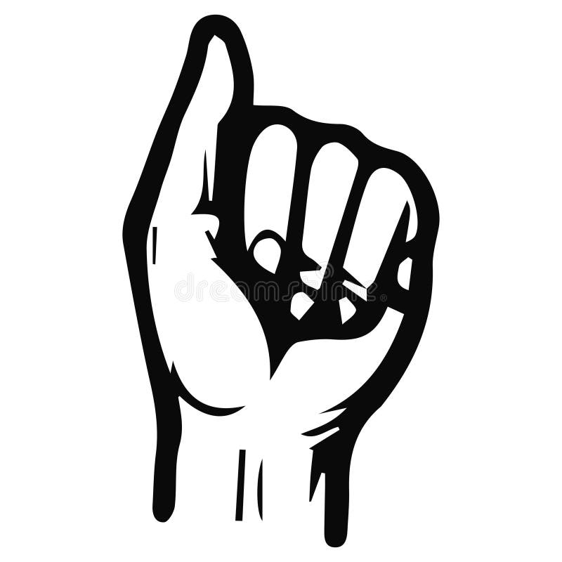 Hand Signal and Sign Language for Communication Stock Vector ...