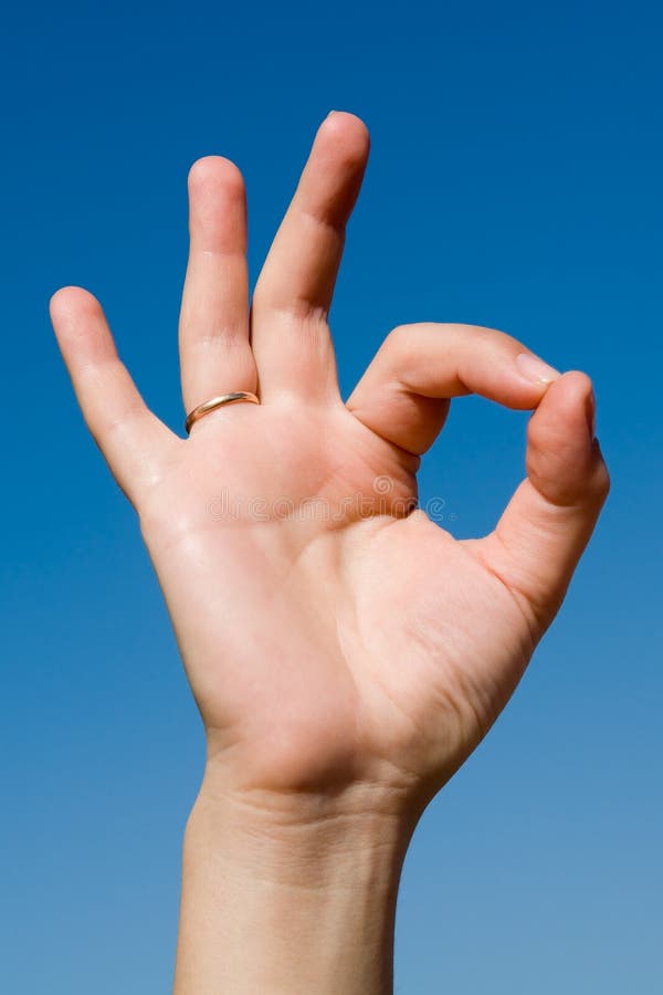 Hand signal stock photo. Image of sign, concepts, human - 3303674