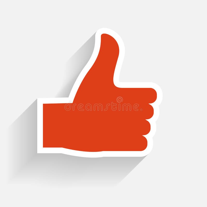 Hand Signal on White. Vector Illustration. EPS 10. Stock Vector ...