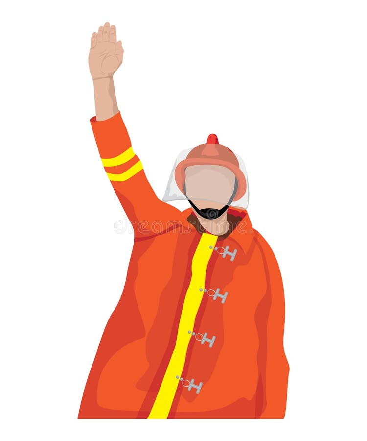 Hand Signals, Rescue Communications and Fire Fighting Stock Vector ...