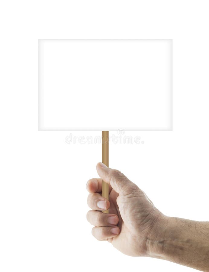 Man holding blank card stock image. Image of show, card - 19909765