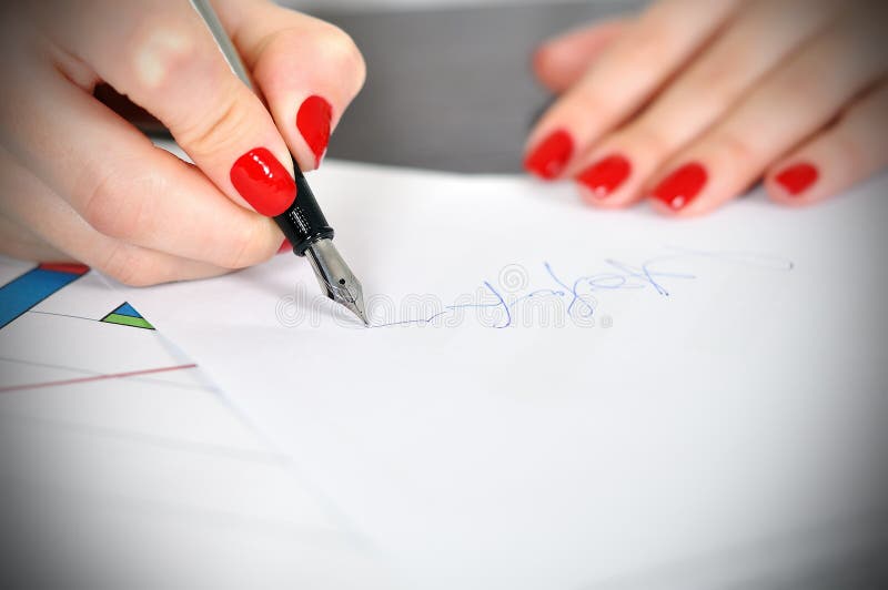 Hand signing stock image. Image of human, detail, school - 40209513
