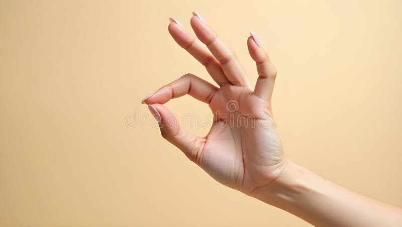 A Hand Signing Love in Sign Language Stock Illustration - Illustration ...