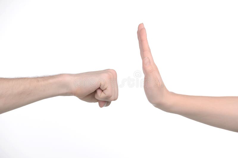 Hand signs. stock photo. Image of male, finger, sign - 32589780