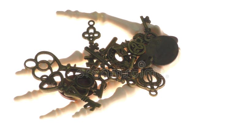 In the Hand of a Skeleton Pirate Passing Stock Video - Video of luck ...