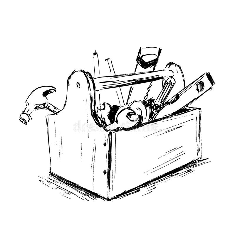 Tool Box Sketch Stock Illustrations – 2,475 Tool Box Sketch Stock ...