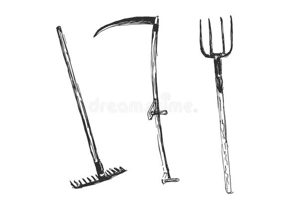 Farm Tools Stock Illustrations – 38,458 Farm Tools Stock Illustrations ...