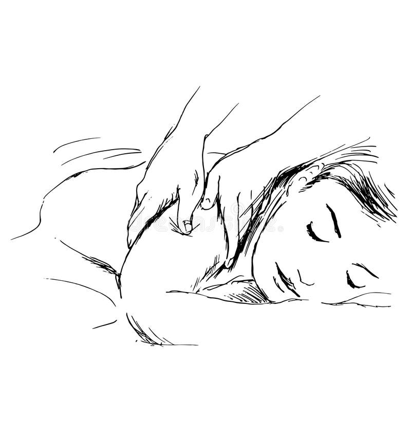 Hand Sketch Massage Stock Illustrations 2 647 Hand Sketch Massage