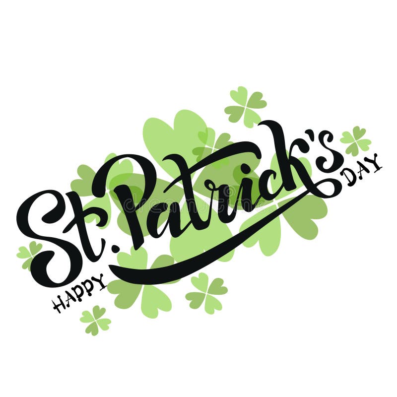 Hand Sketched Irish Celebration Design Vector Illustration Of Happy