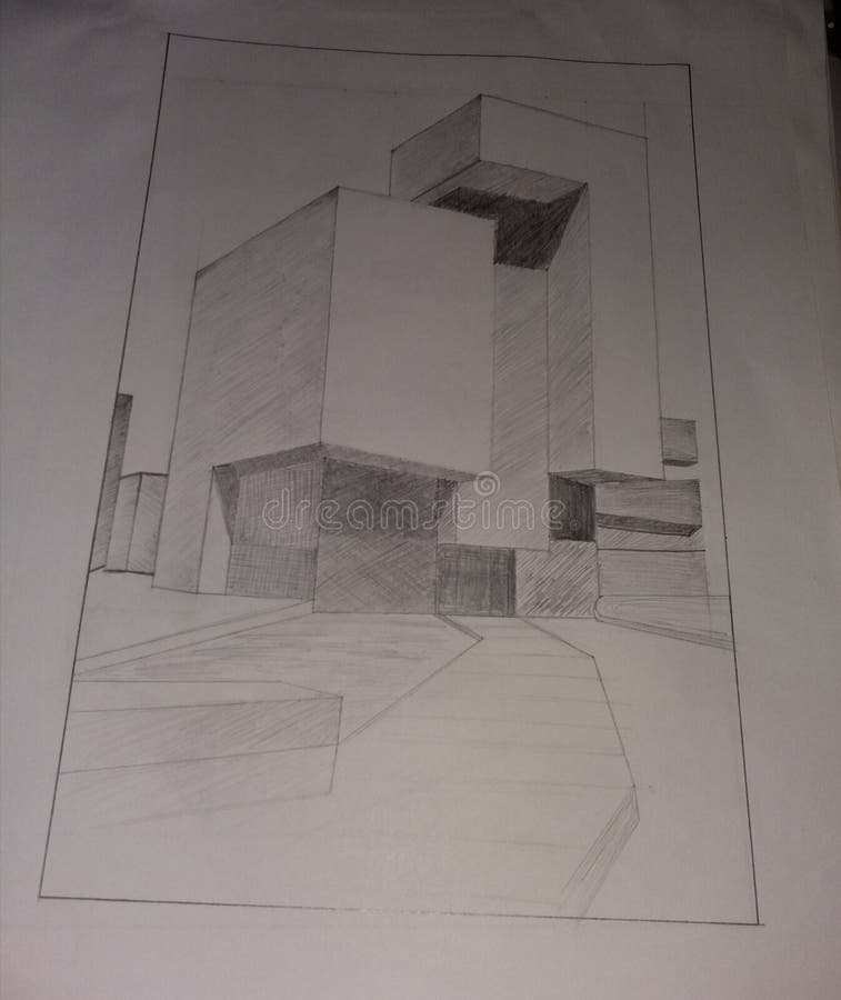 Building in the Form of Cross Stock Photo - Image of rhodes ...