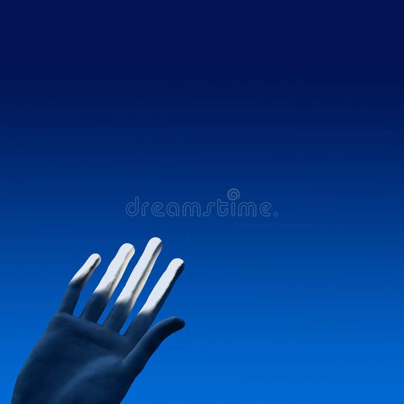 Blue, Hand, Human, Finger Picture. Image: 95665252