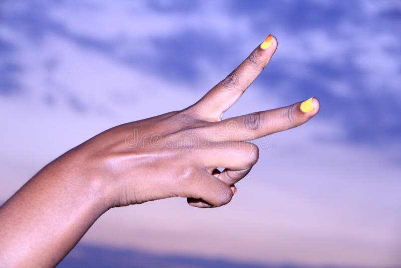 Hand stock photo. Image of color, scene, hand, blue - 150227968