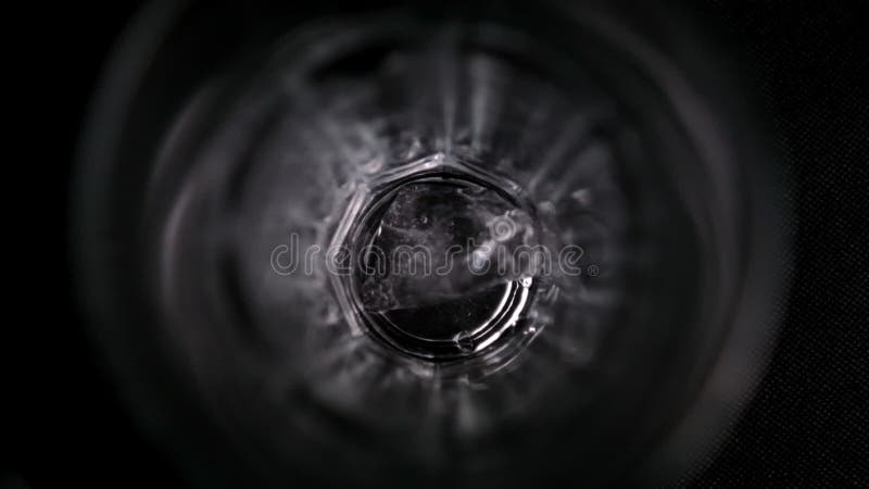 Slowly Dropping Ice Cubes into an Empty Glass Stock Footage - Video of ...