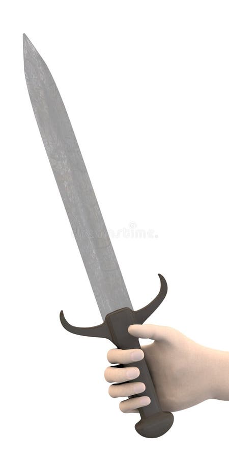 Hand dagger 5 stock illustration. Illustration of fantasy - 23628212