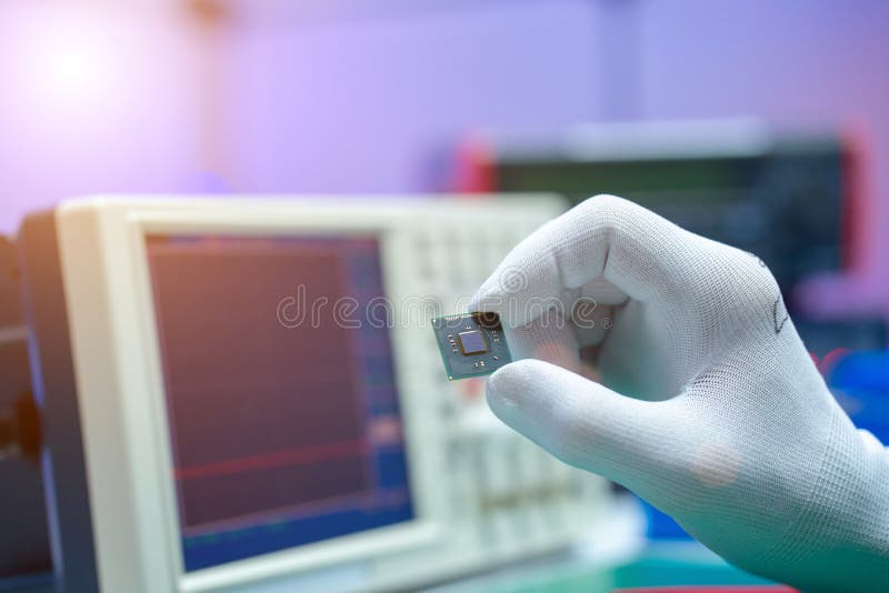 Electronic microchip stock image. Image of processing - 7939851