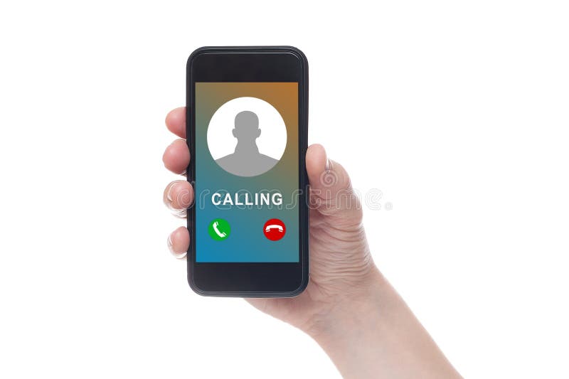 Incoming Call Smartphone in Hand Stock Image - Image of internet ... Incoming Call Smartphone in Hand Stock Image - Image of internet ...