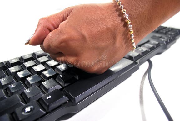 Keyboard smash. stock photo. Image of plastic, digital - 166710318
