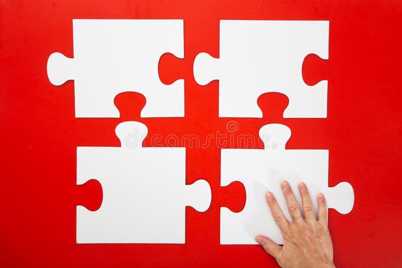 Hand solving problem stock image. Image of test, parts - 952027