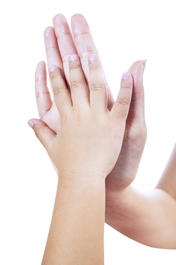 Räcka Utomhus- Applådgester Fotografering för Bildbyråer - Bild av ...