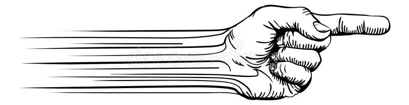 Hand som pekar på tittaren vektor illustrationer. Illustration av ...