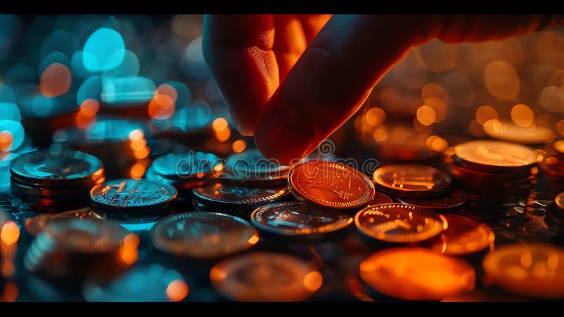 Illustrations of a Hand Someone To Give a Coin Stock Photo - Image of ...