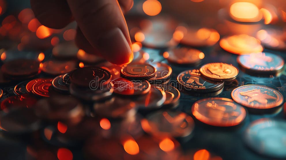 Illustrations of a Hand Someone To Give a Coin Stock Image - Image of ...