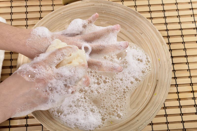 Hand spa beauty treatment stock image. Image of fingernail - 37620615