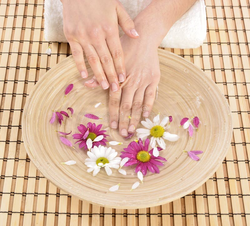 Hand spa beauty treatment stock photo. Image of disinfectant - 37621700