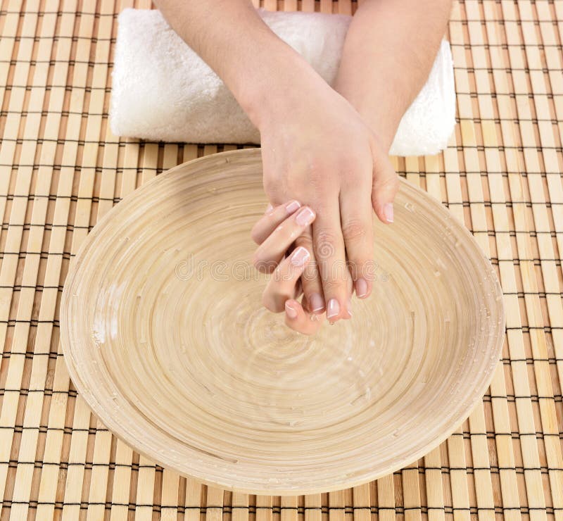 Hand spa beauty treatment stock image. Image of cleanse - 37621585