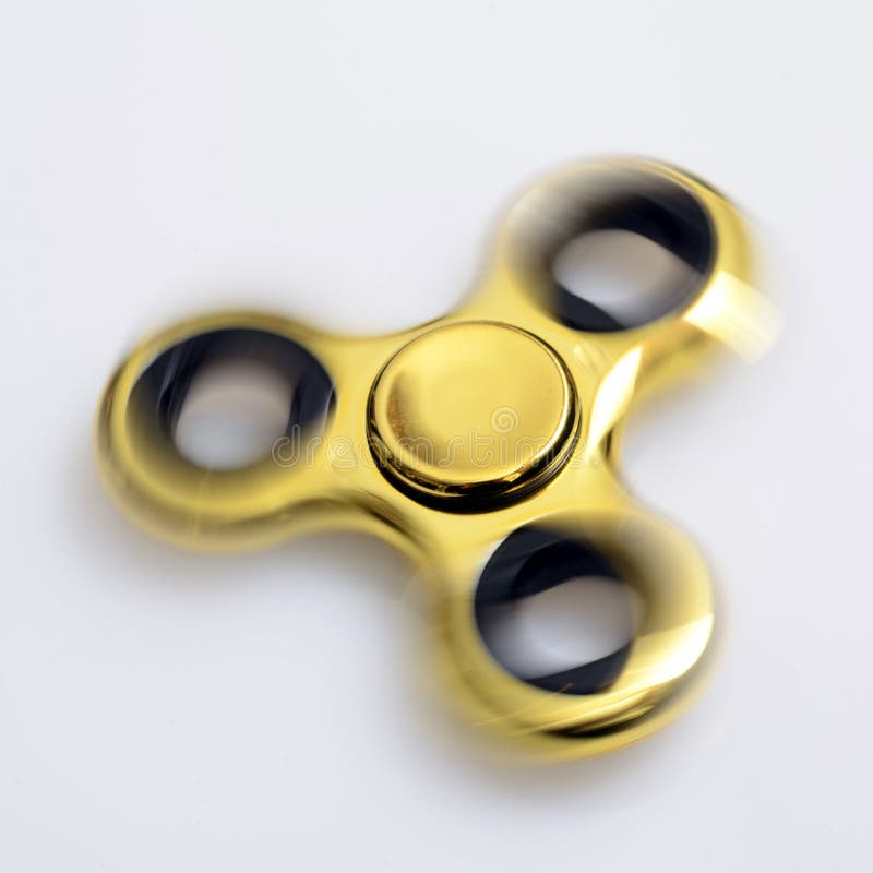Hand Spinner, Fidgeting Hand Toy Stock Photo - Image of blue, whirligig ...