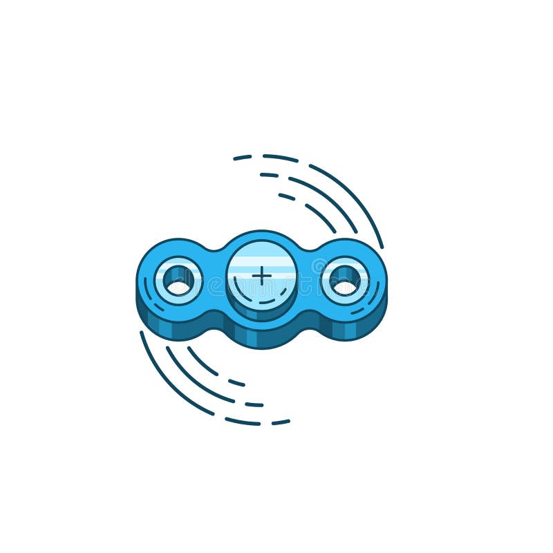 Hand spinner vector stock vector. Illustration of icon - 93890807