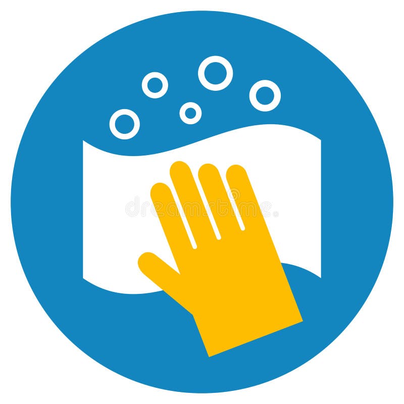 Hand with Sponge, Cleaning Icon Stock Vector - Illustration of cartoon ...