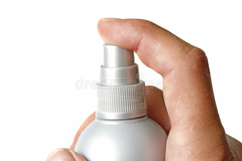 Hand Spraying with a can stock photo. Image of draw, graphic - 1043914