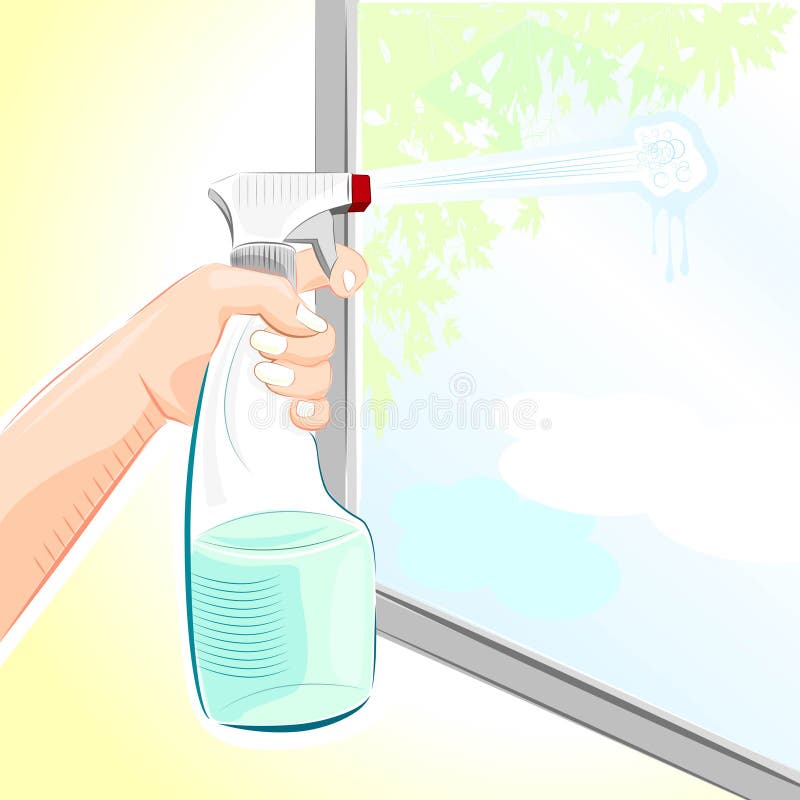 Hand With Spray Can Cartoon Vector Illustration Stock Vector ...