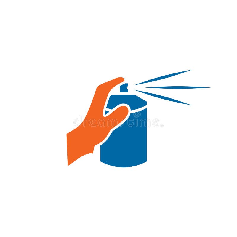 Hand Sprayer Icon Logo Design Template Stock Vector - Illustration of ...