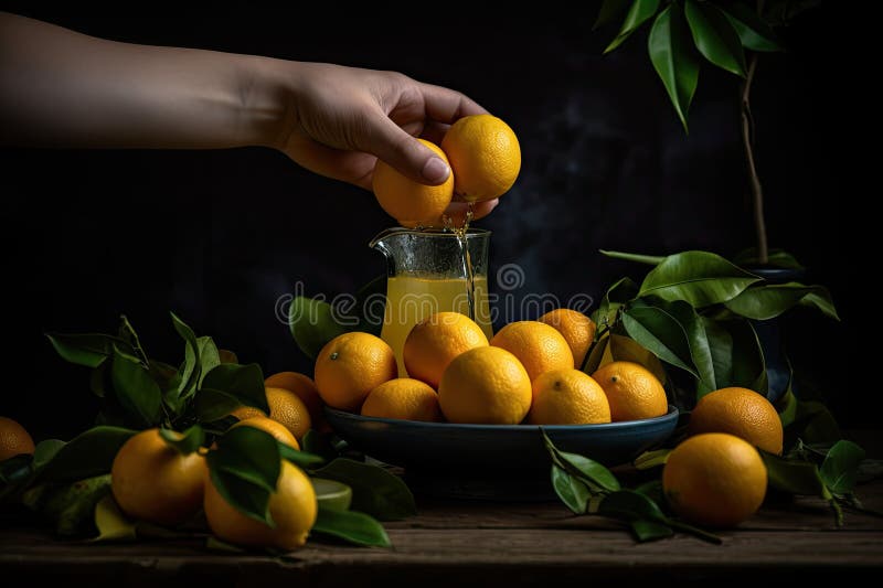Squeezing Oranges Stock Illustrations – 34 Squeezing Oranges Stock ...